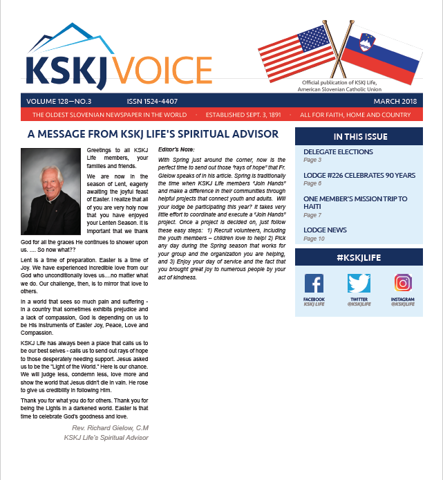 March 2018 | KSKJ Life